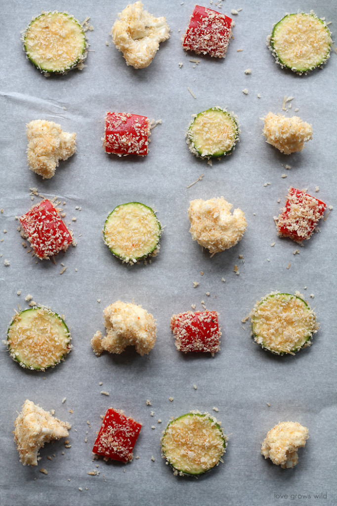 Parmesan Roasted Vegetables - Love Grows Wild