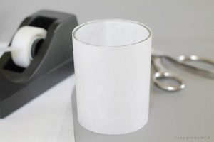 Paper-Wrapped Candle Holders - Love Grows Wild