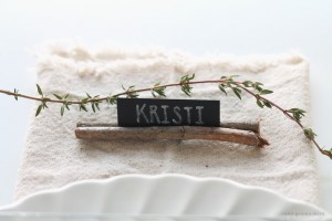 Simple Rustic Table Setting - Love Grows Wild