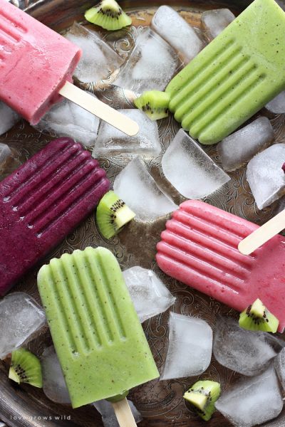 Smoothie Popsicles - Love Grows Wild