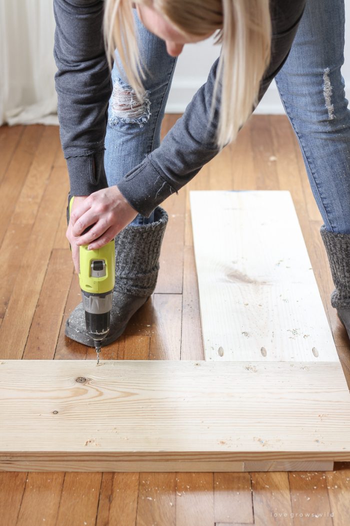 DIY Mantel Tutorial - Love Grows Wild