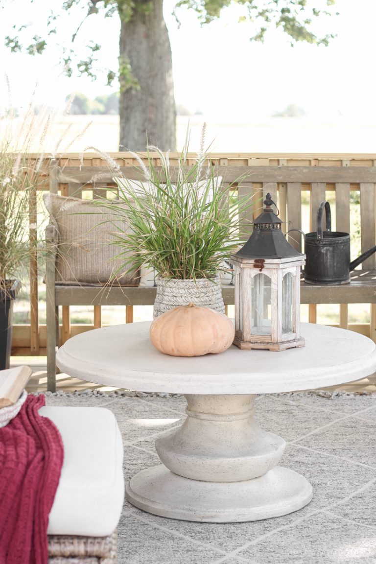 Decorating an Outdoor Space for Fall - Love Grows Wild