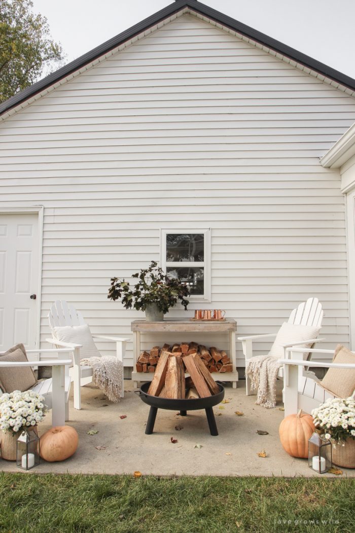 Cozy Fall Fire Pit - Love Grows Wild