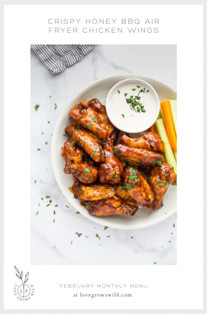 February Monthly Menu - Love Grows Wild