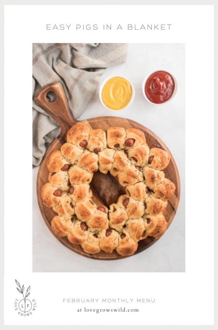 February Monthly Menu - Love Grows Wild