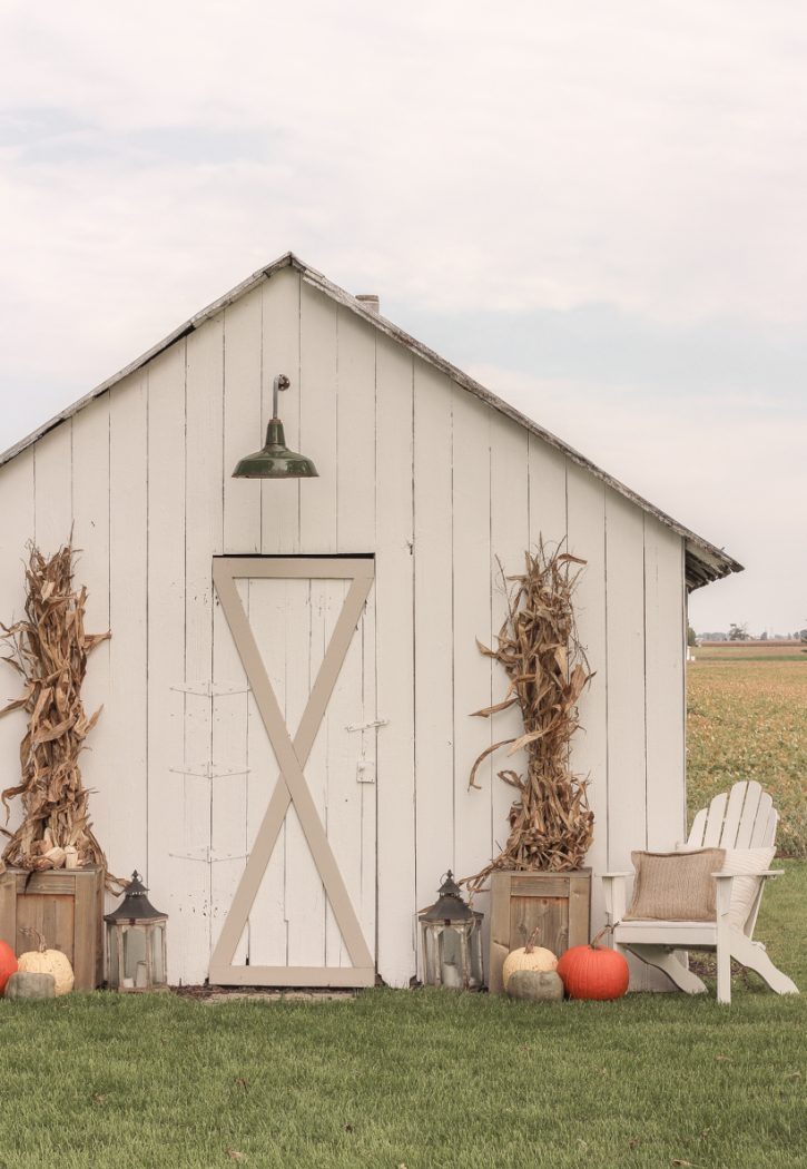 Fall Decorated Barn - Love Grows Wild