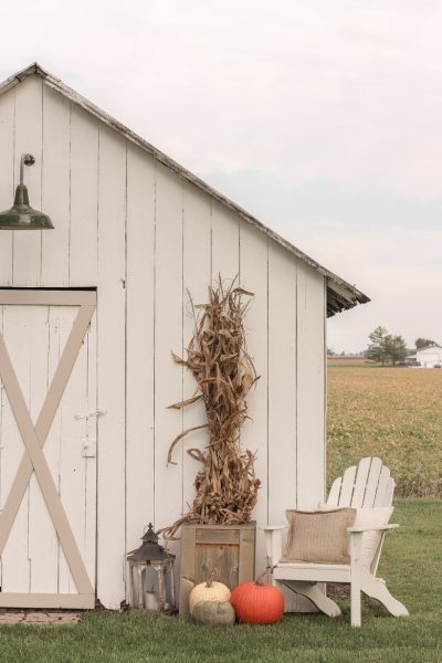 Fall Decorated Barn - Love Grows Wild