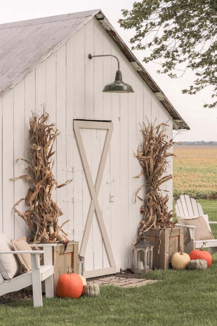 Fall Decorated Barn - Love Grows Wild