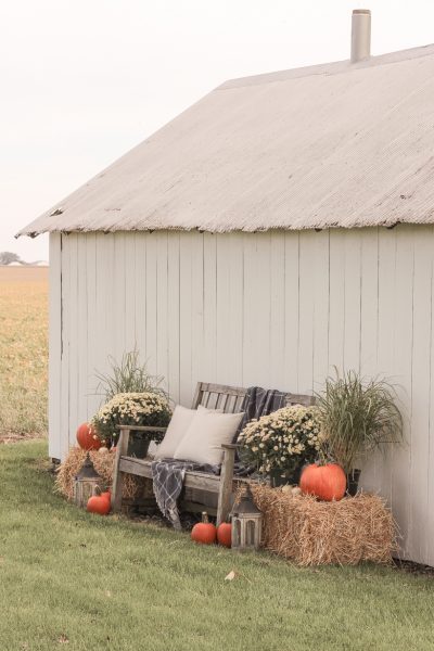 Fall Decorated Barn - Love Grows Wild