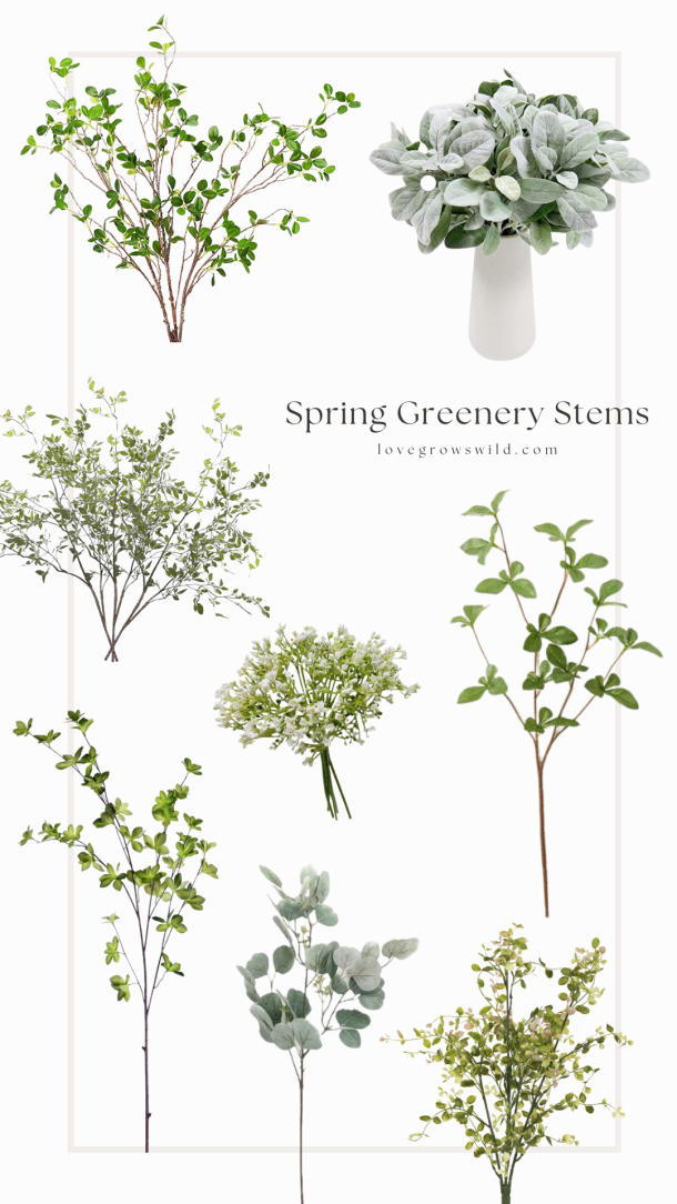 Faux Spring Stems We Love - Love Grows Wild