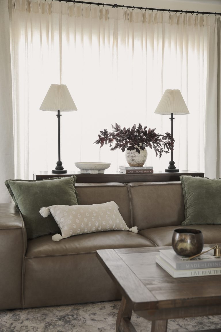 Affordable Pinch Pleat Curtains + Picture Window Solution - Love Grows Wild